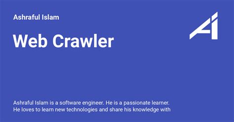 Web Crawler Ashraful Islam