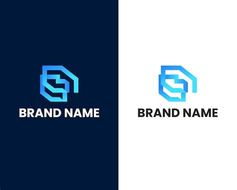 Plantilla de diseño de logotipo moderno de letra b y g Vector Premium