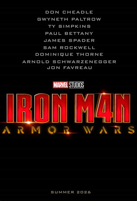 Iron Man 4 Teaser Poster Cast 2026 By Andrewvm On Deviantart