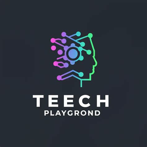 Logo Design For Tech Playground Innovative Ai And Robotics Symbol On Clear Background Ai Logo
