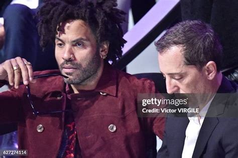 Lenny Kravitz And Gad Elmaleh During The 2016 Victorias Secret News