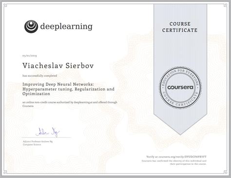 Coursera Earned Certificate Machinelearning Achieved Optimization