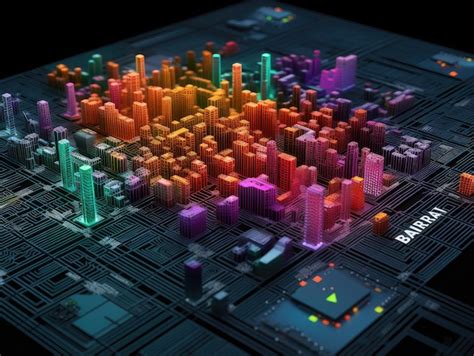 Premium Photo Color Information Technology Background