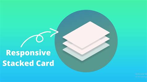 Css Responsive Stacked Card Effect Youtube