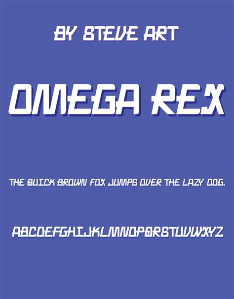 Omega Rex Font