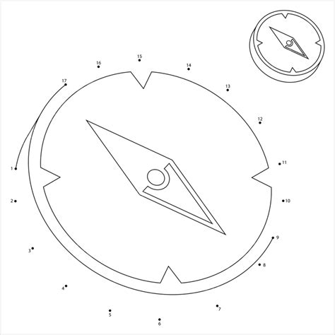 Compass Icon Connect The Dots Dot Drawing Compass Drawing Dots