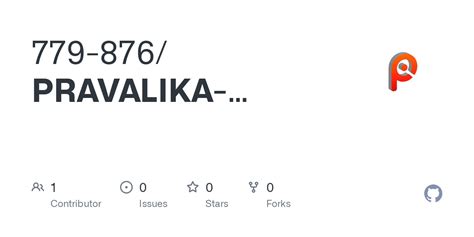 Github 779 876pravalika Project