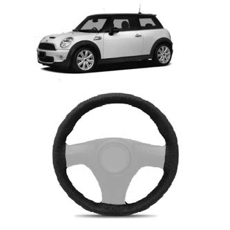 Capa de Volante Preta Para Mini One Cooper Cooper S 2001 Até 2013