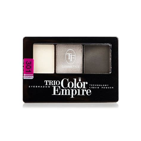 TF Тени для век Трехцветные компактные Trio Empire Color Eyeshadow, тон ...