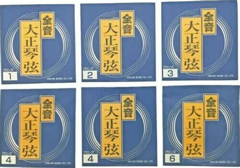 Zen On Bronze String 6pc For Soprano Taishogoto And Yamaha Th 10 10e 15 15e 20me Ebay