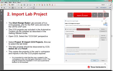 AWR1642 I M Failed To Import Ccs Project Sensors Forum Sensors
