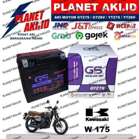Promo Aki Motor Kawasaki W175 W 175 GTZ7S GS Y Accu Kering MF Diskon 23