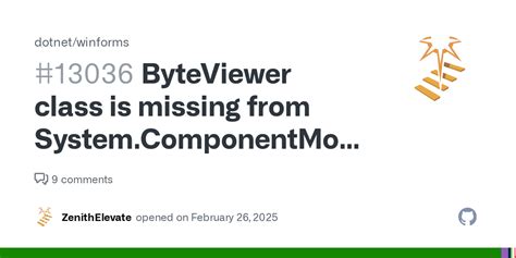 Byteviewer Class Is Missing From Systemcomponentmodeldesign Namespace