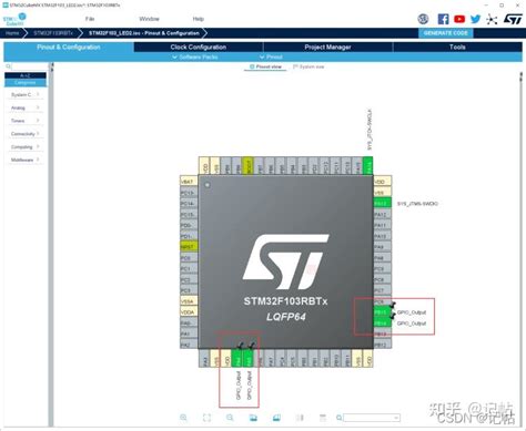 Stm Cubemx Gd F Led