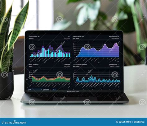 analytics dashboard in action displaying realtime data and performance