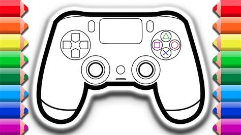 How To Draw A Ps4 Controller Art Hub