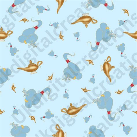 Aladdin Seamless Digital Papers Patterns Etsy