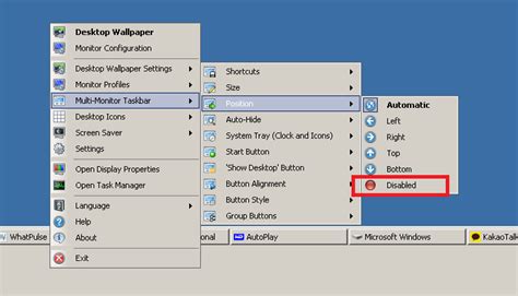 Windows 7 Re Enabling A Taskbar On One Monitor Only In Displayfusion