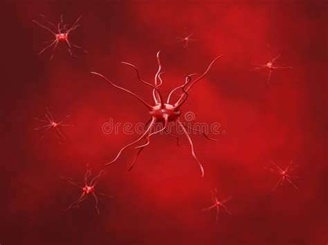 Viruses Causative Agents Of Infectious Disease Abstract Image Stock