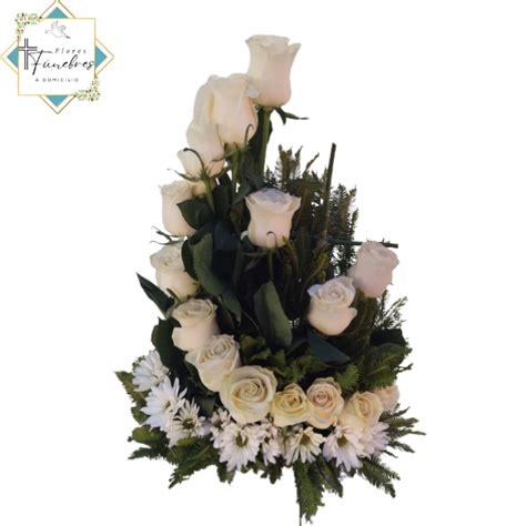 Arreglo Espiral De Rosas Flores Fúnebres A Domicilio