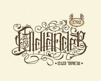 Oldlander字体设计LOGO设计欣赏 LOGO800
