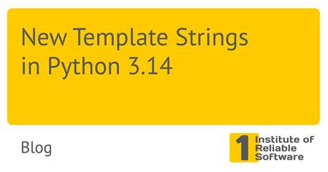 New Template Strings In Python 314
