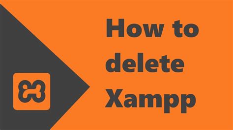 How To Uninstall Xampp Youtube