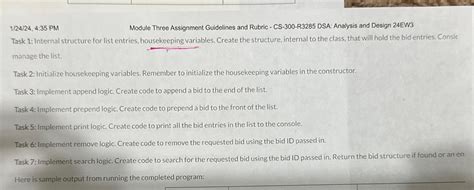 Solved 12424435 ﻿pmmodule Three Assignment Guidelines And