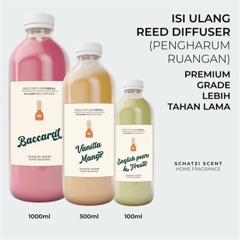 Jual Reed Diffuser Refill Isi Ulang Reed Diffuser Inspired Brand Bulk