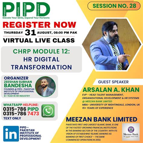 i am excited to be invited as a guest speaker at the pipd pakistan institute of professional