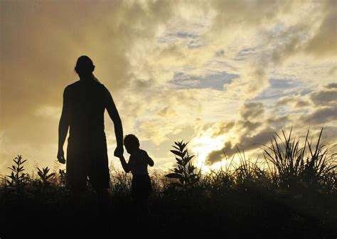 Father And Son Walking Hd