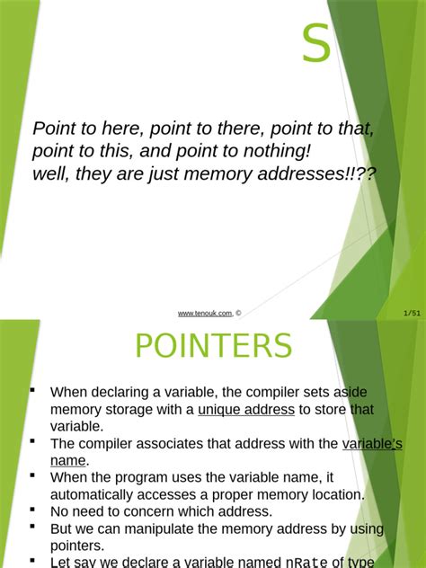 Pointers Pdf Pointer Computer Programming Integer Computer
