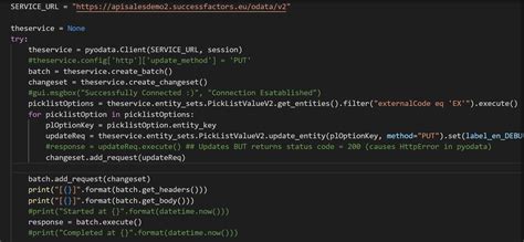 Multiple Issues With Modify Action For Sap Sf Odata Api · Issue 136