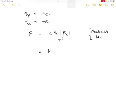 Solved What Is The Magnitude Of The Electric Force Between A Proton
