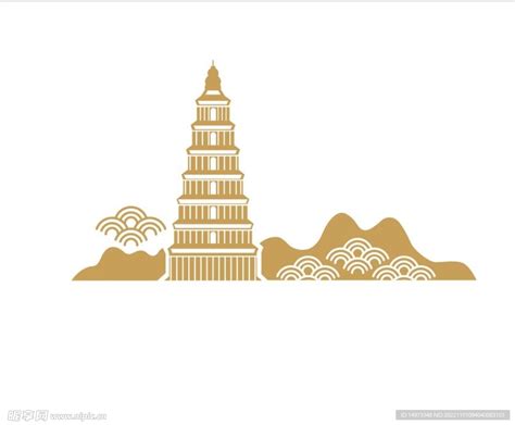 塔设计图 传统文化 文化艺术 设计图库 昵图网