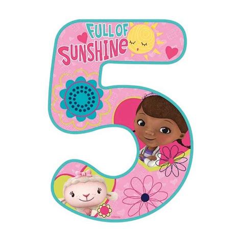 DOC MCSTUFFINS NUMBER EDIBLE IMAGE
