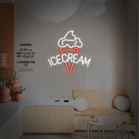 Ice Cream Neon Sign Happyneon Happyneoncom Neon Signs Neon