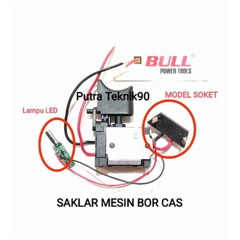 Jual Saklar Switch Mesin Bor Baterai Bor Cas Dc Cordless 12v 14v 16v