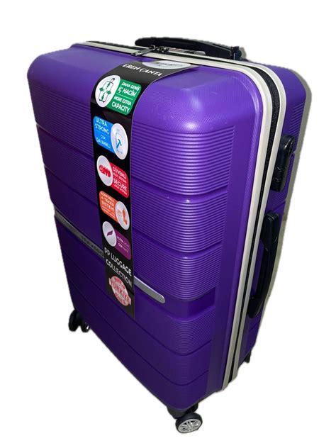 Polo სამგზავრო ჩემოდანი იასამნისფერი 20 კგ Travel Luggage Veli Store