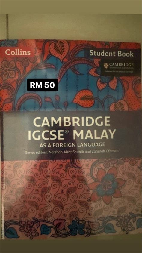 Cambridge Igcse Malay Foreign Language Textbook Hobbies And Toys Books