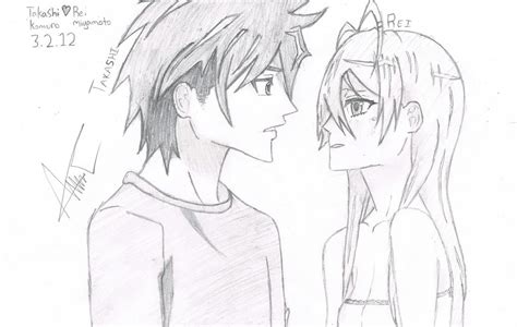 Takashi X Rei Highschoolofthedead By Delta Baka On Deviantart