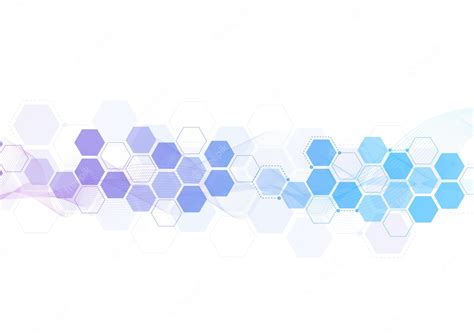Premium Vector Abstract Hexagonal Molecular Structures In Technology Background And Science