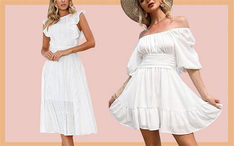 Long Flowy White Summer Dresses