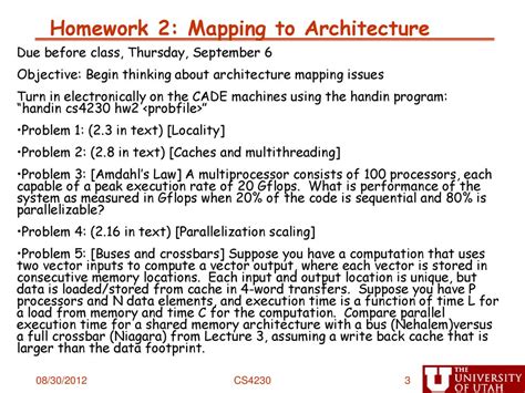CS4961 Parallel Programming Lecture 5 More OpenMP Introduction To
