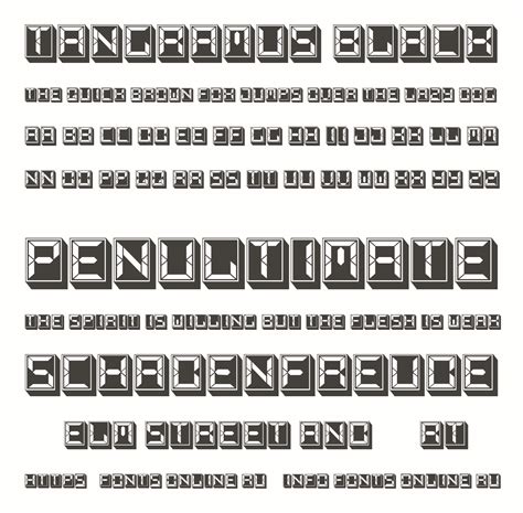Tangramus Black Font