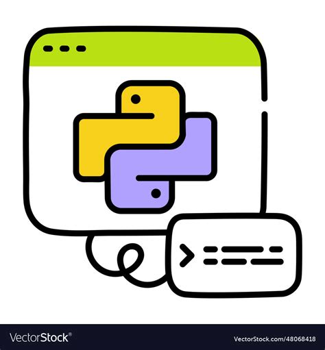 Python Programming Royalty Free Vector Image VectorStock