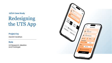 UTS App Redesign UI UX Case Study Behance
