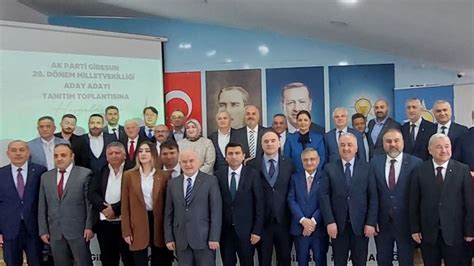 AK Parti Milletvekili Aday Adaylarını Tanıttı Yeşilgiresun Gazetesi