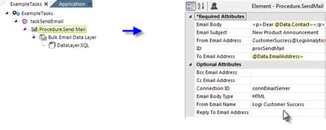 Sending Email From A Task Logi Analytics