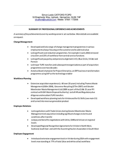 Cv Appendix